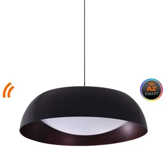 Rustikální lustr Lenox 40 SMART černé/Co