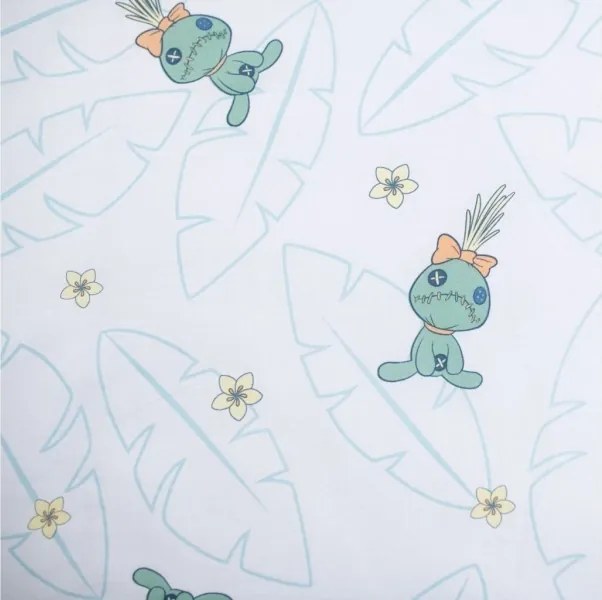 Jerry Fabrics Povlečení do postýlky Lilo and Stitch Tropical Hugs baby 100x135, 40x60 cm