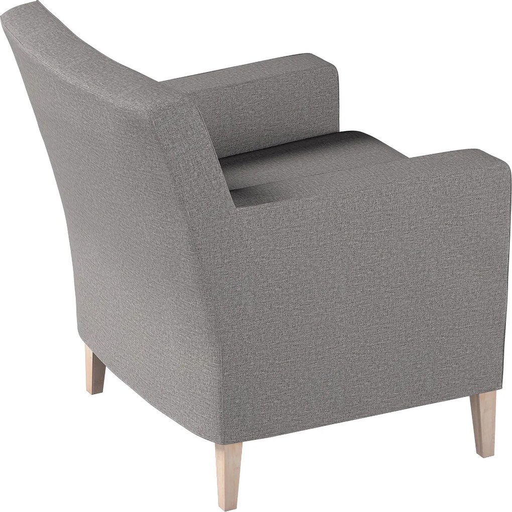 Potah na křeslo IKEA Karlstad barva šedá látka pletený vzor