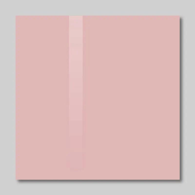 Růžová tělová skleněná magnetická tabule do restaurace Smatab® - 40 × 60 cm
