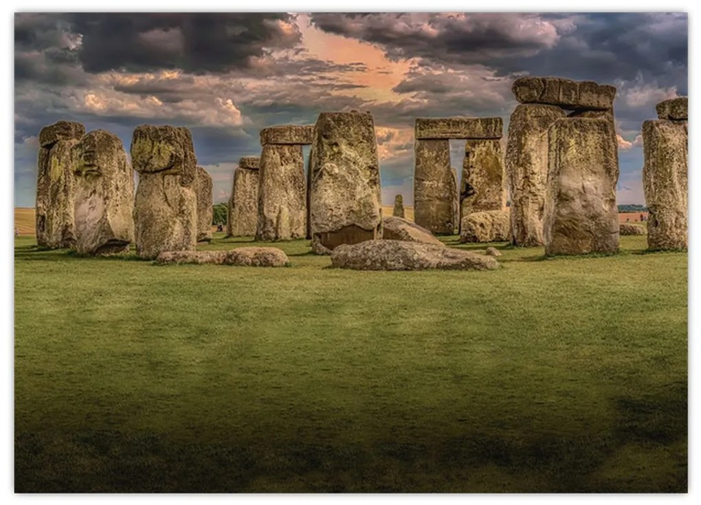 Skleněný obraz Stonehenge (70x50 cm)