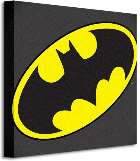 Obraz na plátně DC Comics (Batman Symbol) 40x40cm WDC95221