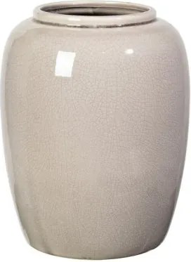 Váza 25,5 cm Broste CRACKLE - šedá