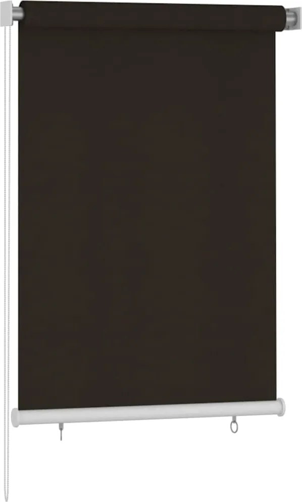 Venkovní roleta 105 (Š) x 140 (V) cm hnědá HDPE 312967