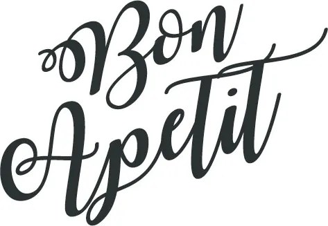 Samolepka Bon apetit