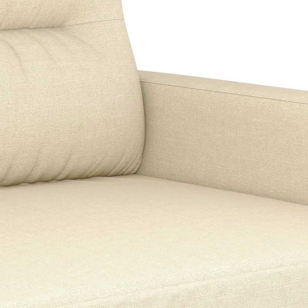 2dílná sedací souprava s polštáři krémová textil 3201618