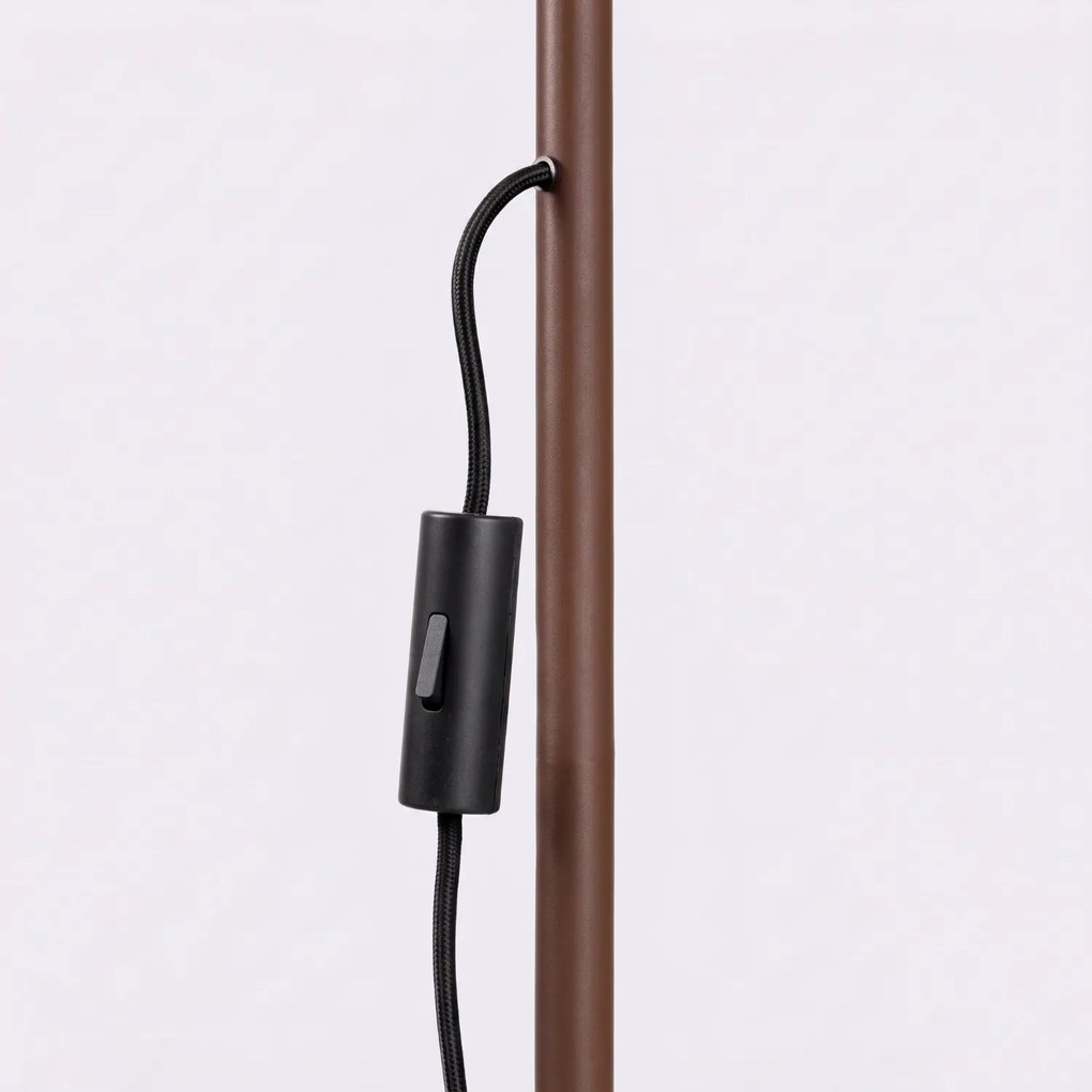 Sollux Lighting Stojací lampa NOX hnědá