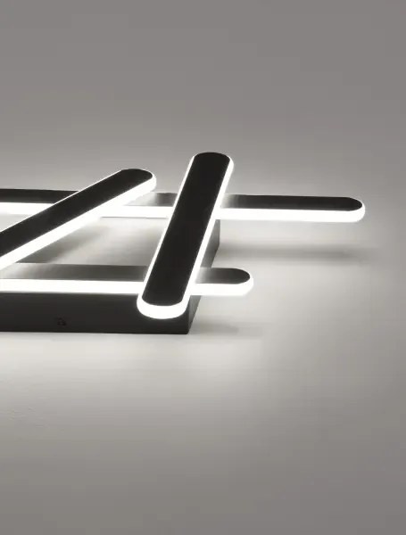Stropní svítidlo LED se stmíváním Willow 55 černé