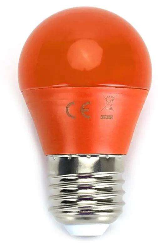 Aigostar B.V. | LED Žárovka G45 E27/4W/230V oranžová - Aigostar | AI0107
