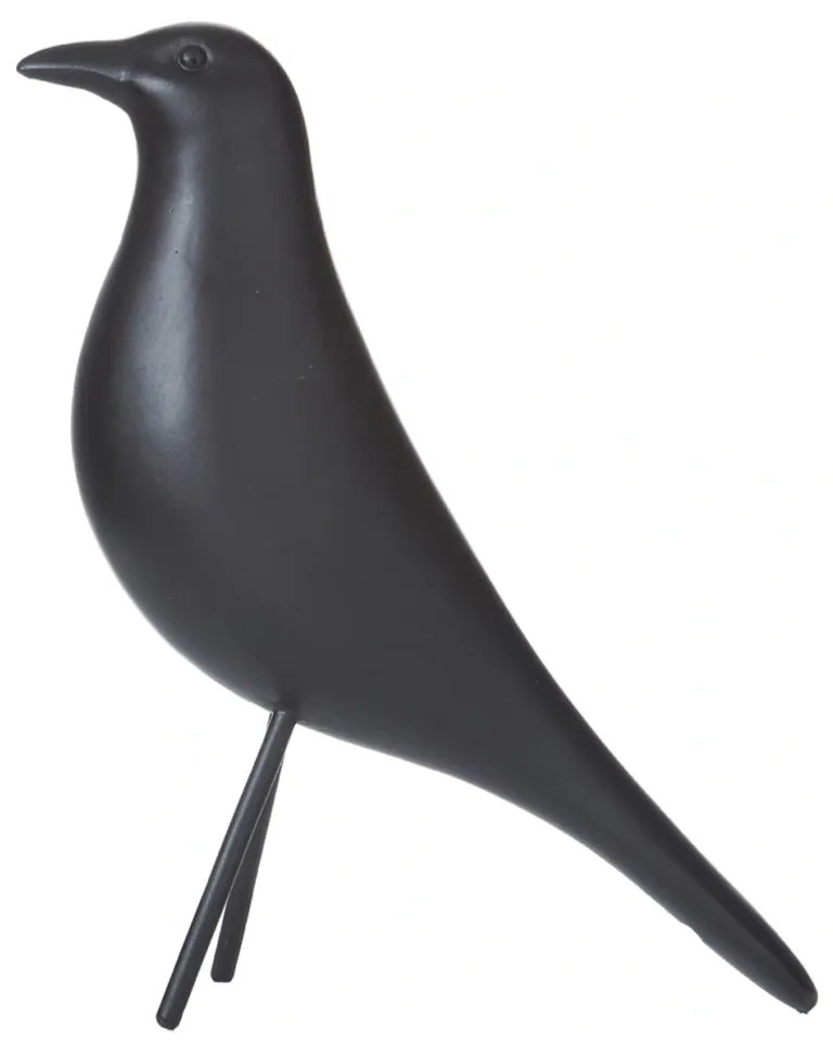 Dekorativní ptáček Bird Black 16 cm Wikholm Form