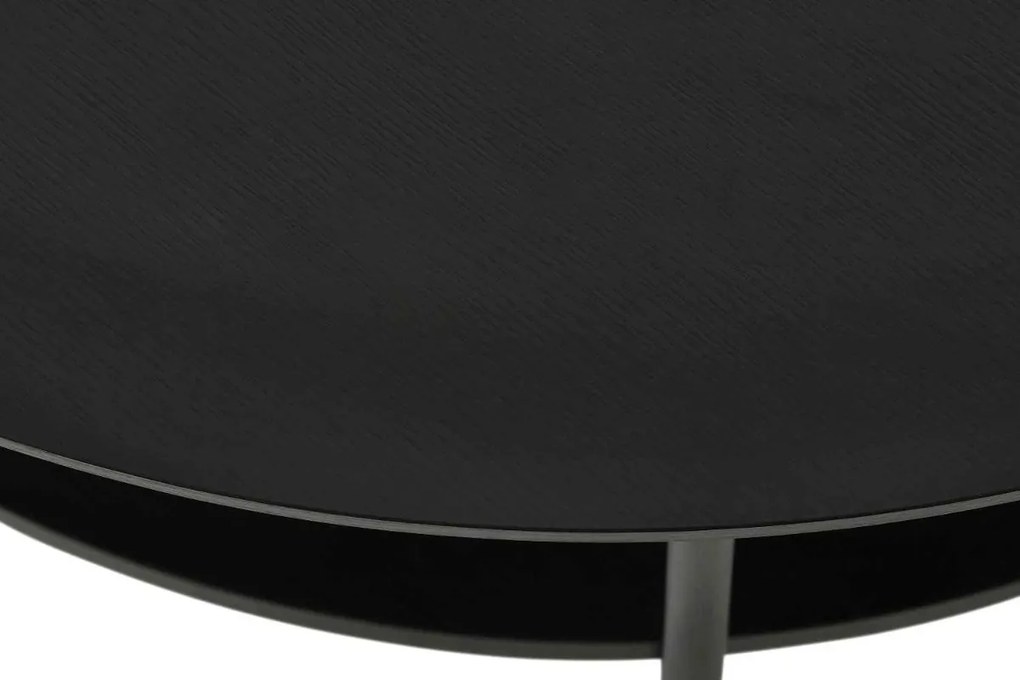 Designový konferenční stolek Lakshmana 80 cm černý