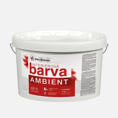 Interiérová barva AMBIENT 7,5kg bílá Den Braven T121N