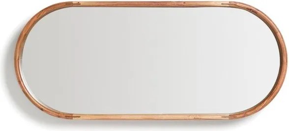 Nástěnné zrcadlo s dřevěným rámem Berale – Kave Home