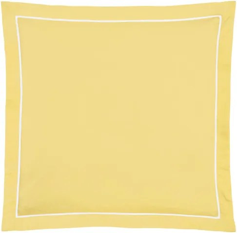 Christian Fischbacher Povlečení na polštář Satin Balance Yellow 40 x 60 cm hotelový uzávěr / kapsa