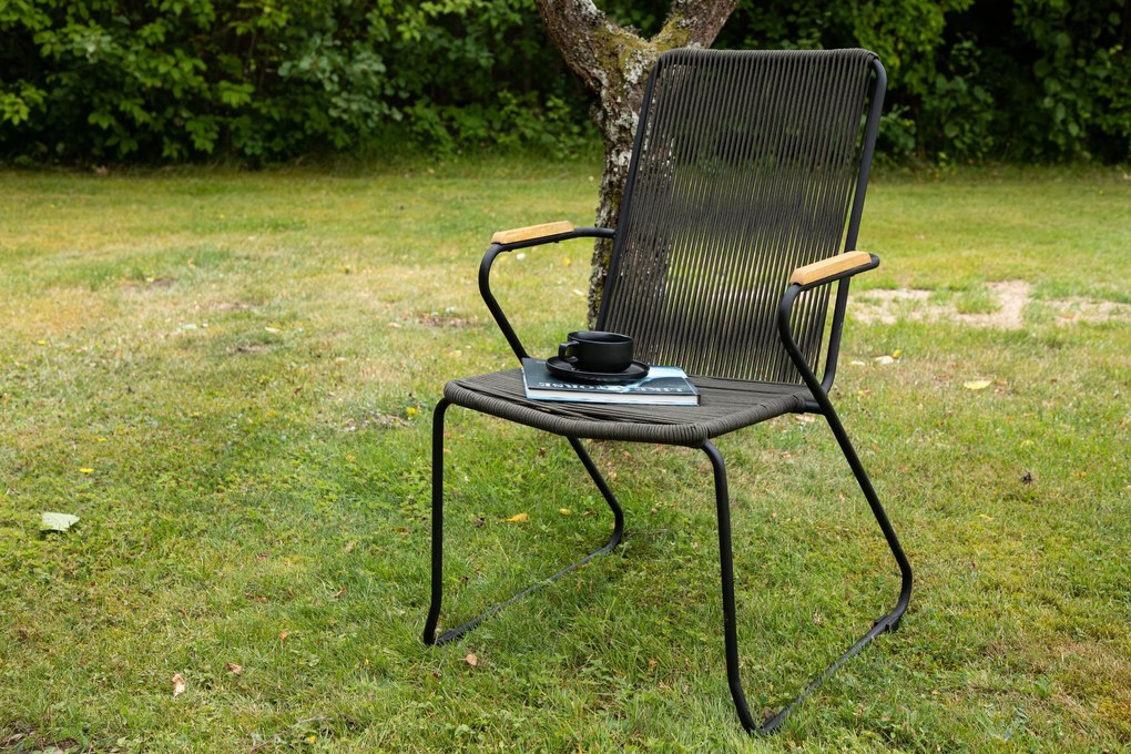 Jídelní židle Bois, 2ks, černá, 60 x 63 x 93
