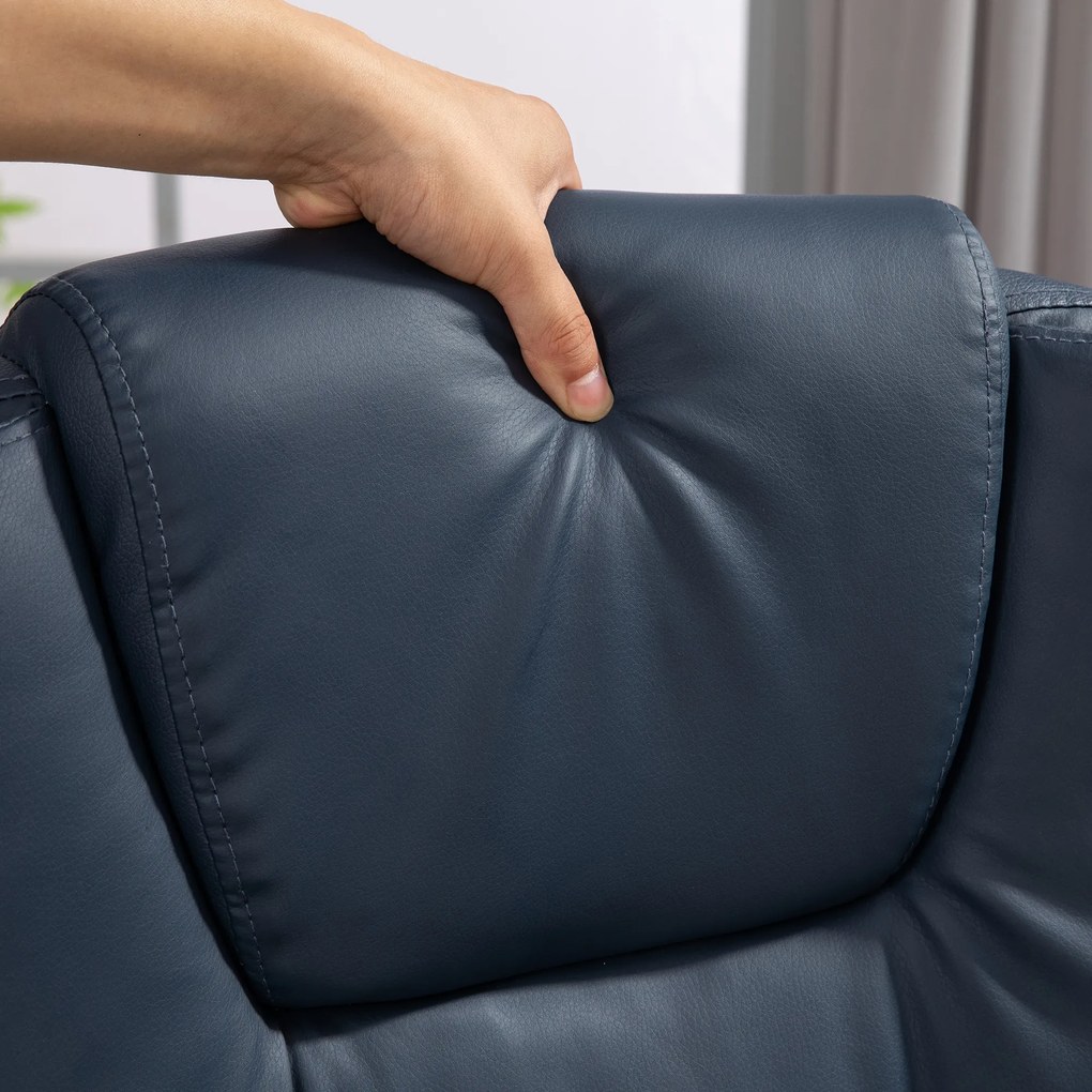 Kancelářská židle Vinsetto se 7bodovou masáží, ergonomická kancelářská židle s funkcí polohování, výškově nastavitelná manažerská židle s dálkovým ov…