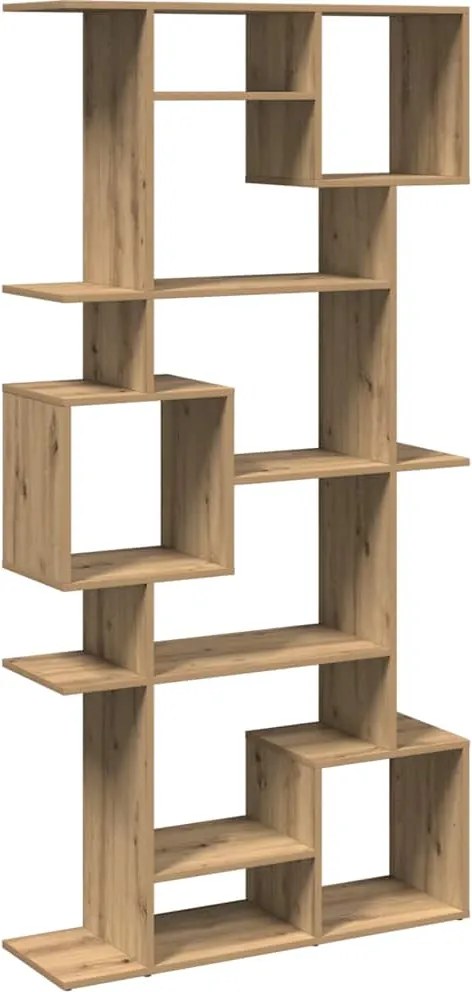 Knihovna dub artisan 92 x 29 x 188 cm kompozitní dřevo 3310324