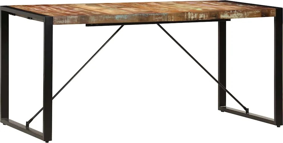 Jídelní stůl 160 x 80 x 75 cm masivní recyklované dřevo 247418