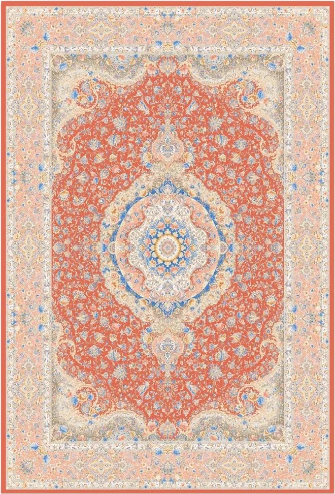 BE Koberec Miras 1200 MADDER RED - červený obdélníkový Rozměr: 150x225 cm