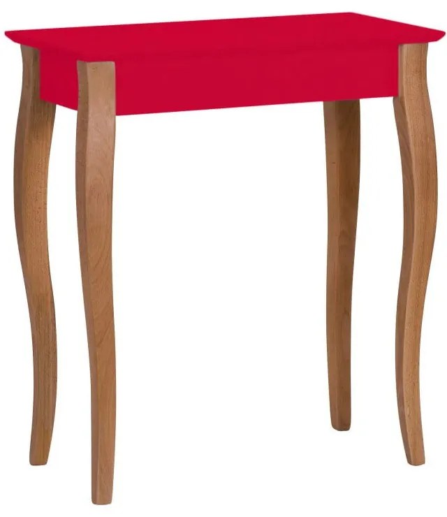 Červený konzolový stolek Ragaba Lillo, šířka 65 cm