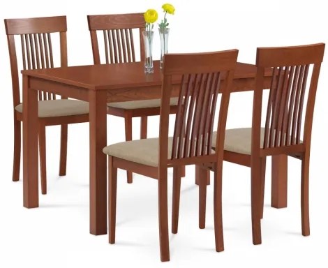 Jídelní stůl pro 4 osoby z masivu 120x75 třešeň BT-6957 TR3