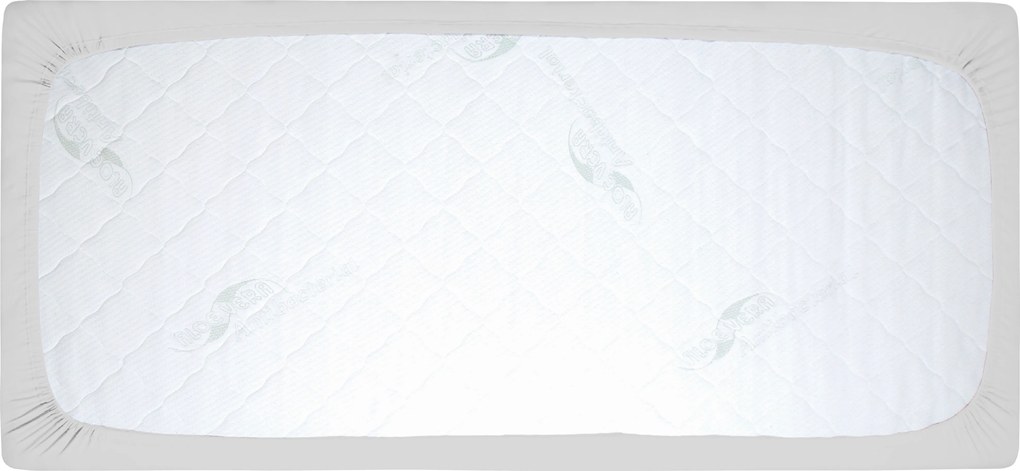 Jersey prostěradlo světle šedé na výšku matrace do 30 cm Velikost: 200 x 200