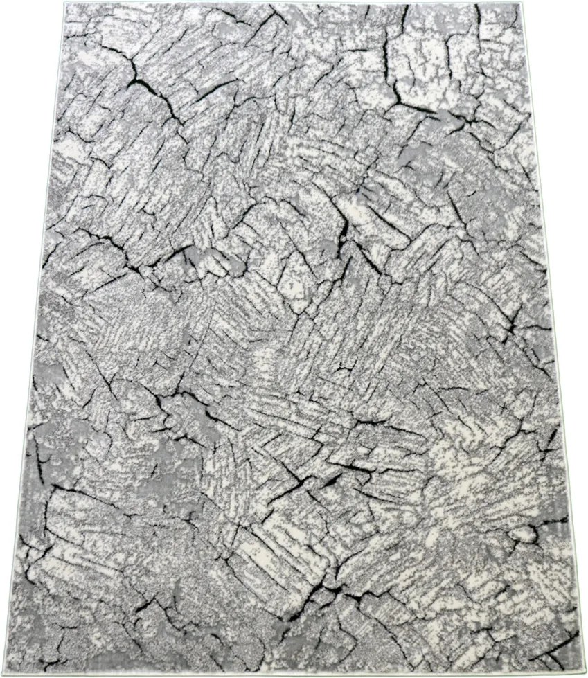 BE Koberec Miami Plus MIAMI PLUS 0300 GREY - šedý obdélníkový Rozměr: 40x60 cm