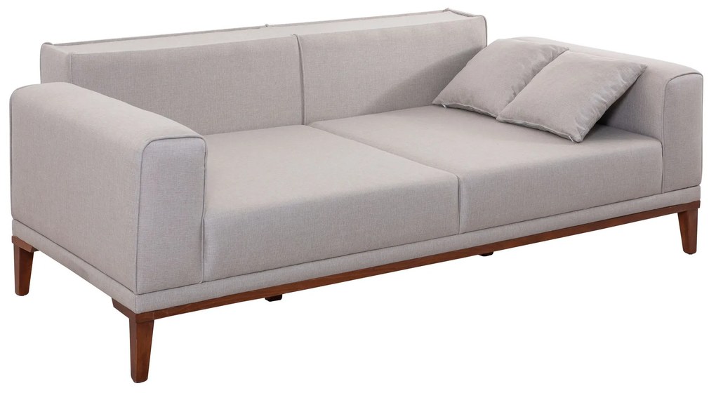 Hanah Home Dvoumístná pohovka LIONES krémová 223 cm