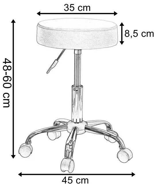 Pracovní židle TULSA černá