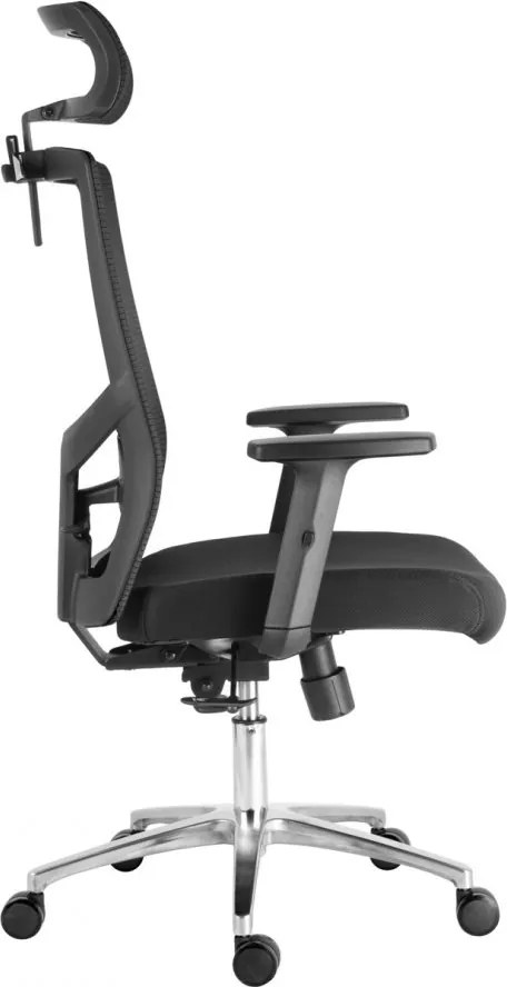 Ergonomická kancelářská židle ERGODO BOOST - černá síťovina / nosnost 150 kg