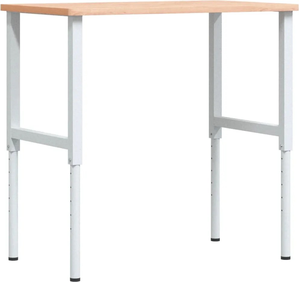 Pracovní stůl 100 x 60 x (71,5–98) cm masivní buk obdélníkový 3309704