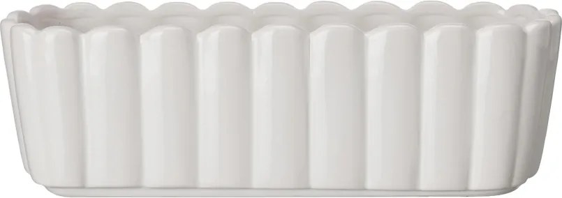 Květináč Edna Oval White 30 cm Wikholm Form
