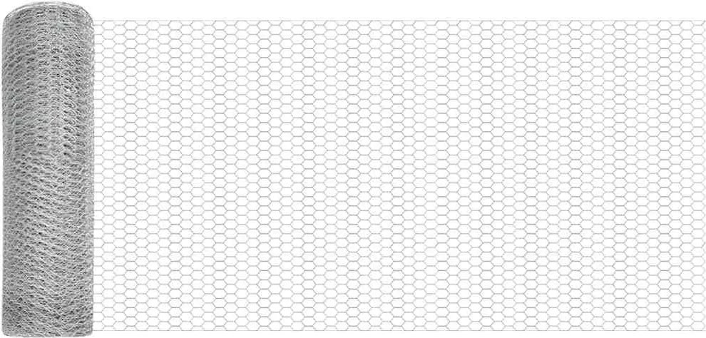 Hexagonální kotvení plotu 10 x 0,6 m Pozinkovaná ocel Stříbrná 3352911