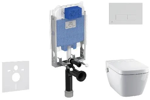 Ideal Standard ProSys - Set předstěnové instalace, sprchovací toalety a sedátka TECEone, tlačítka Oleas M2, Rimless, SoftClose, chrom mat ProSys80M SP128