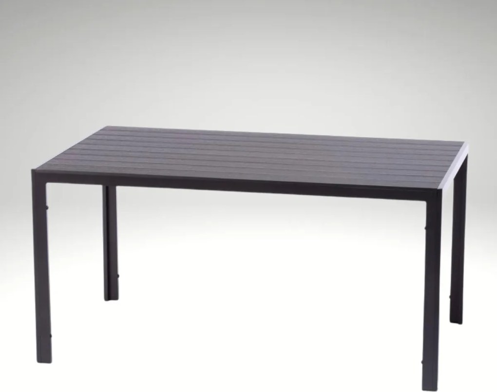Vikio Zahradní jídelní stůl 150x90cm DT166 antracit