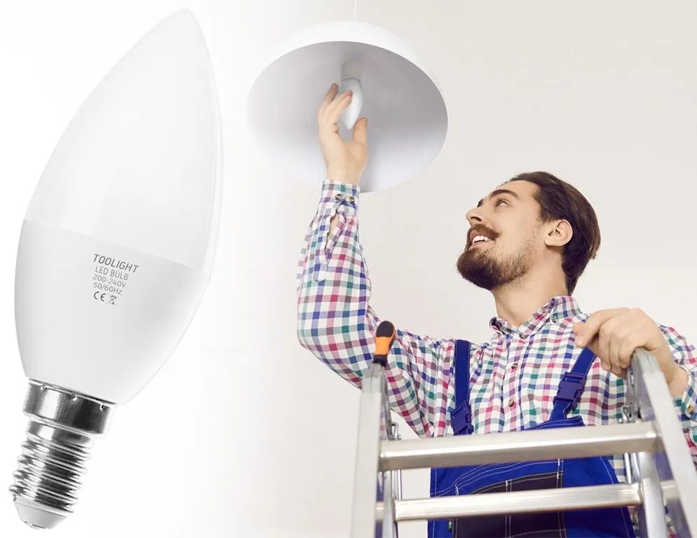 Toolight Toolight, LED žárovka E27, 8W, 560lm, 3000K teplá, RSL035, OSW-20020