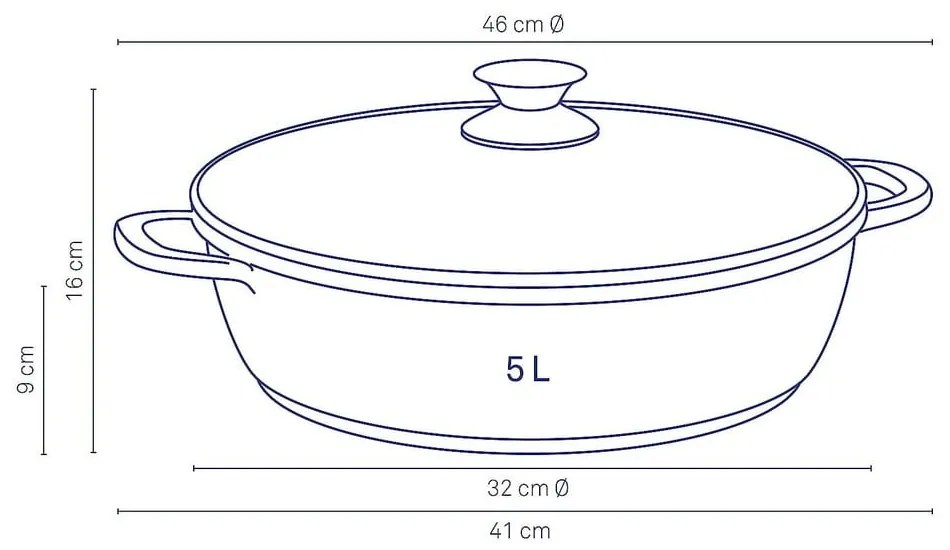 Hliníkový hrnec Kela Kerros, ø 32 cm