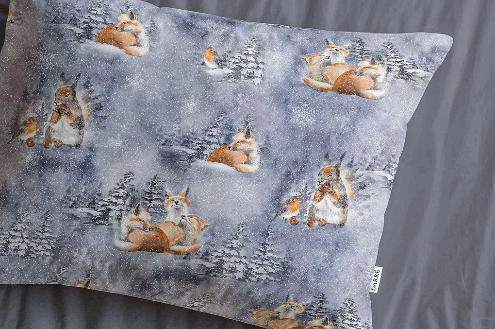 Bavlněné povlečení Zimní pohádka Velikost: atypický 240 x 220 + 2 x 70 x 90