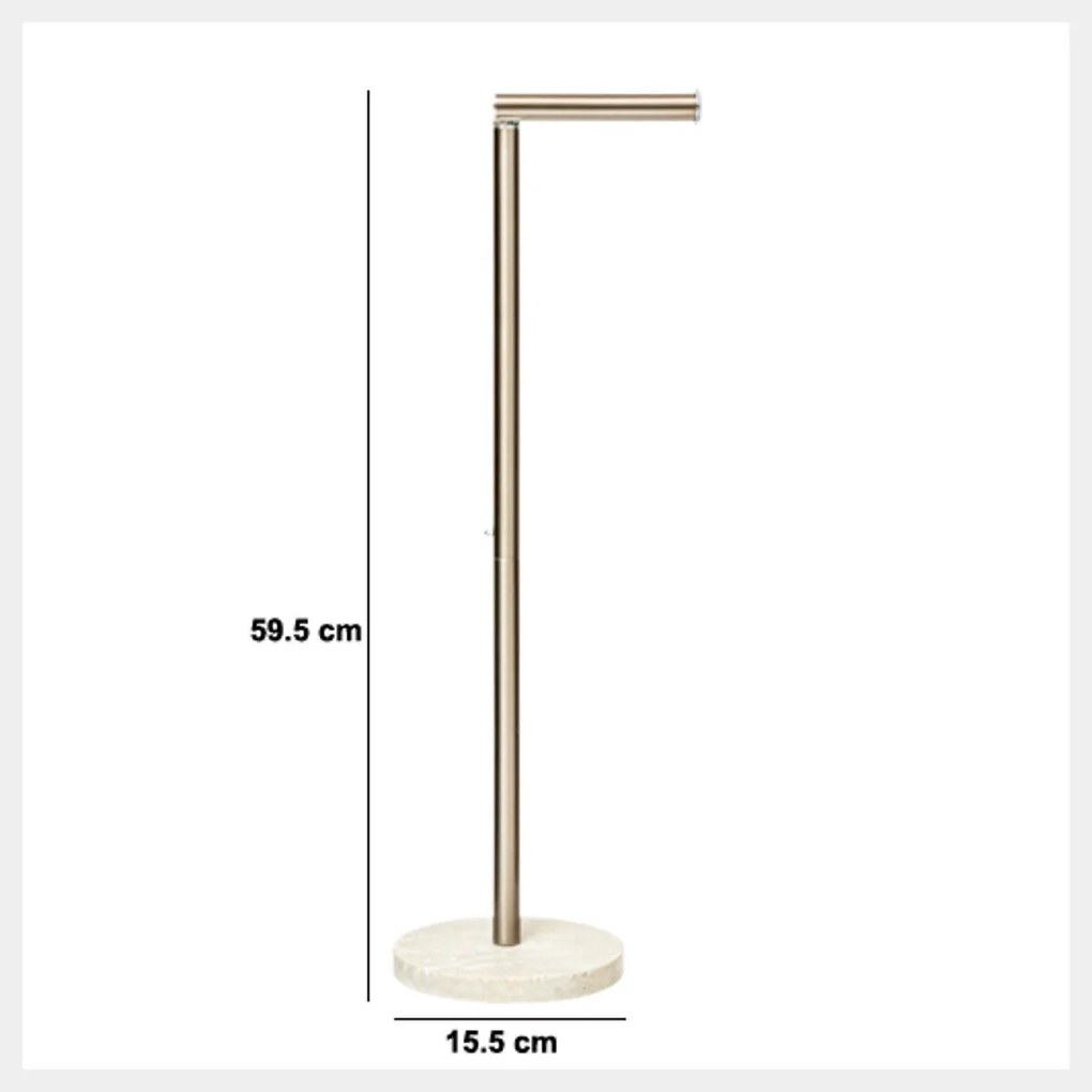 Stojan na toaletní papír COME, výška 60 cm
