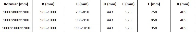 Mexen Omega, sprchový kout s posuvnými dveřmi 100 (dveře) x 80 (stěna) cm, 8mm čiré sklo, černý profil + slim sprchová vanička černá s černým sifonem, 825-100-080-70-00-4070B