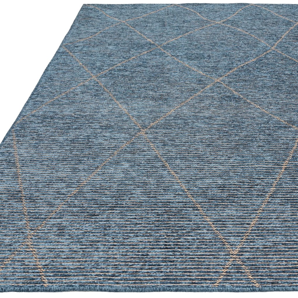Tribeca Design Kusový koberec Fugali Teal Rozměry: 120x170 cm