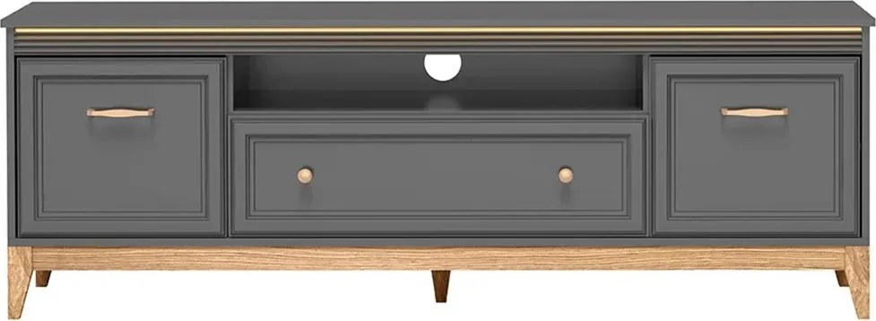 TERRA s | TV stolek TA-9 | 179 cm | šedá