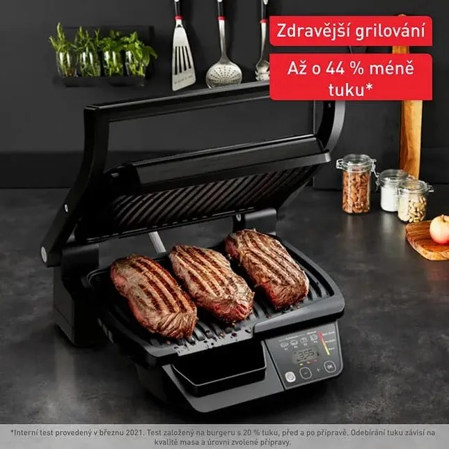 Tefal Elektrický kontaktní gril  OptiGrill GC7P0810