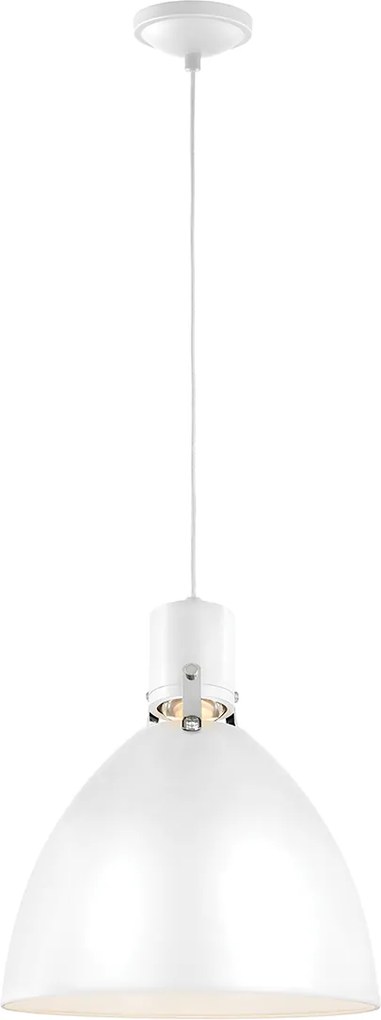 Brynne 1 žárovka Medium LED Závěsné světlo - Polished Nickel