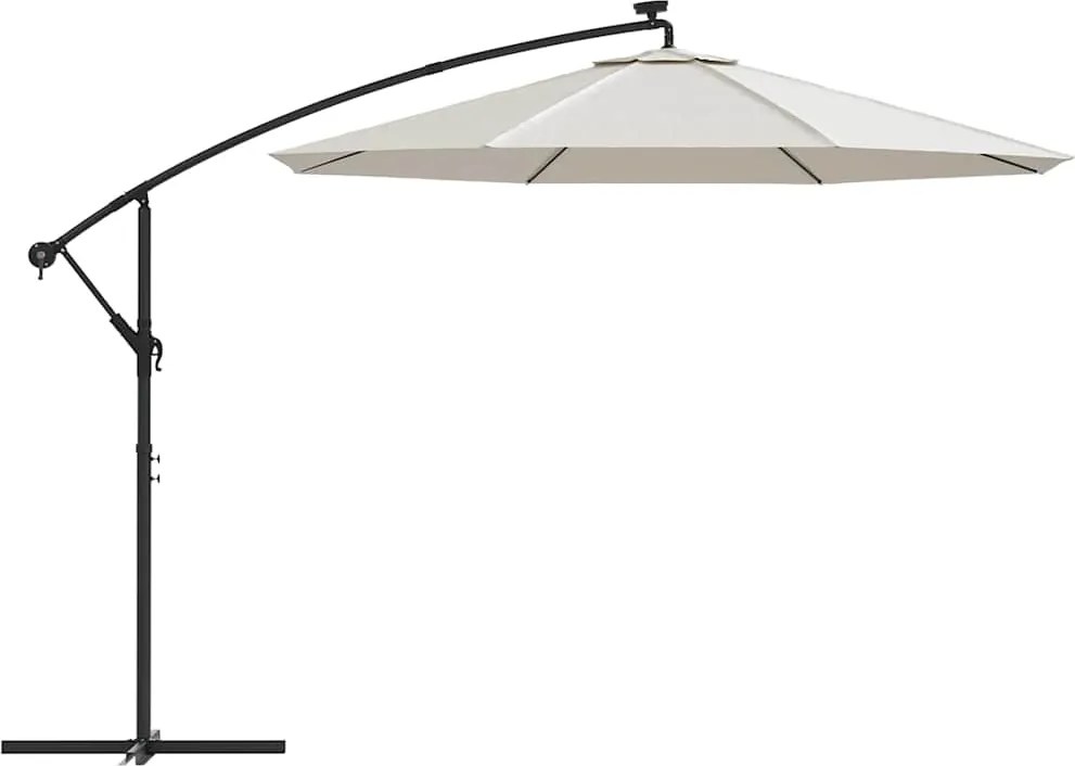 Náhradní potah na slunečník Pískově bílý 300 cm 313804