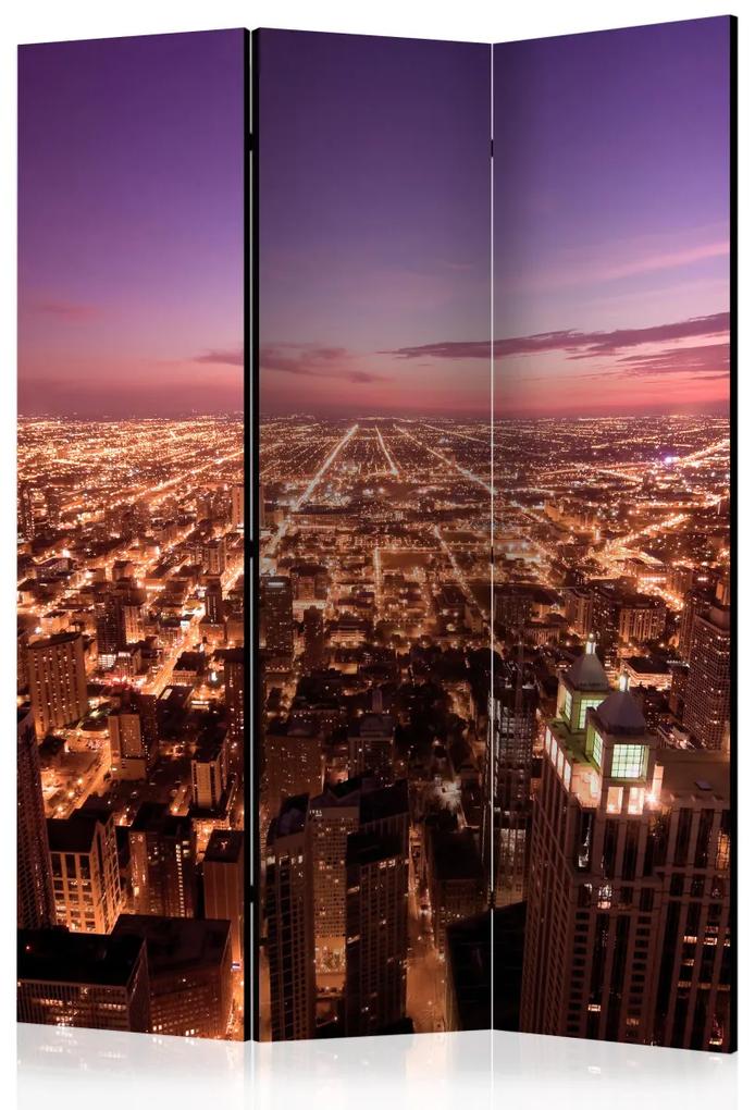 Paraván pohled na Chicago Velikost (šířka x výška): 135x172 cm