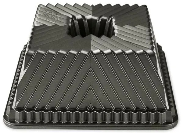 Nordic Ware Forma na bábovku Bavaria hranatá, grafitová, 2,4 l 80577