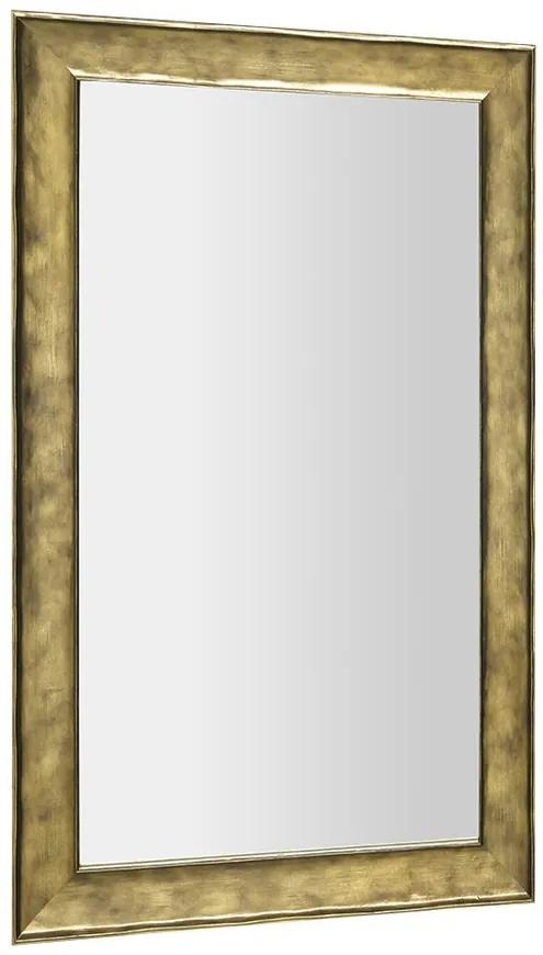 BERGARA zrcadlo v dřevěném rámu 642x1042mm, zlatá