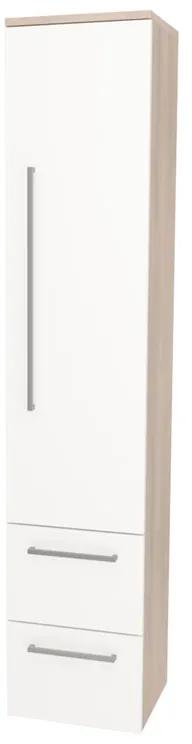 Mereo Bino, koupelnová skříňka vysoká 163 cm, pravá, Multidecor, Dub Patinovaný CN698DUP1