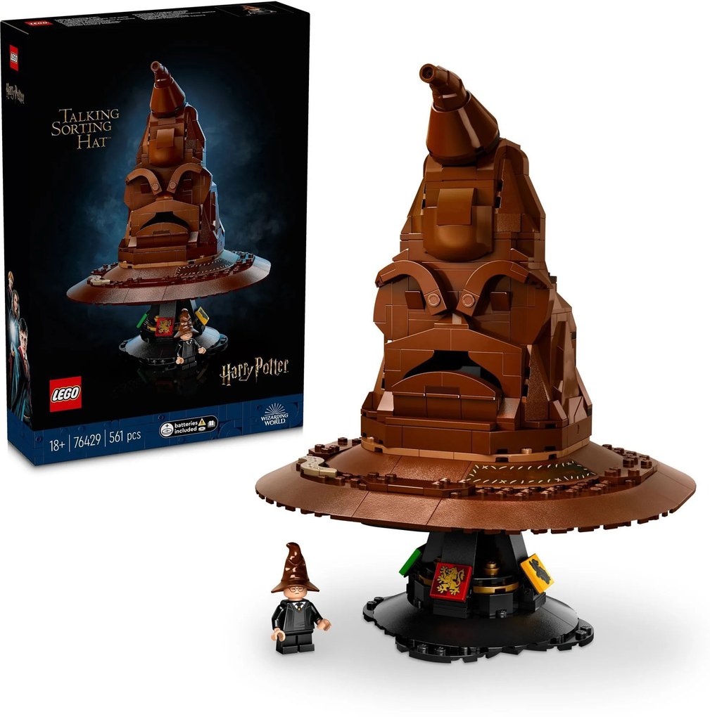 Lego stavebnice lego harry potter 76429 mluvící moudrý klobouk